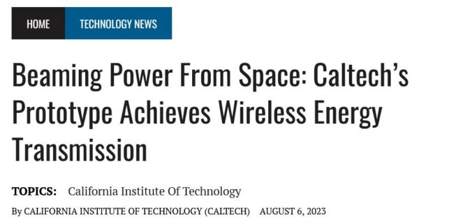 Beaming energy from space. Death ray or utopian solution? – Big Stick ...